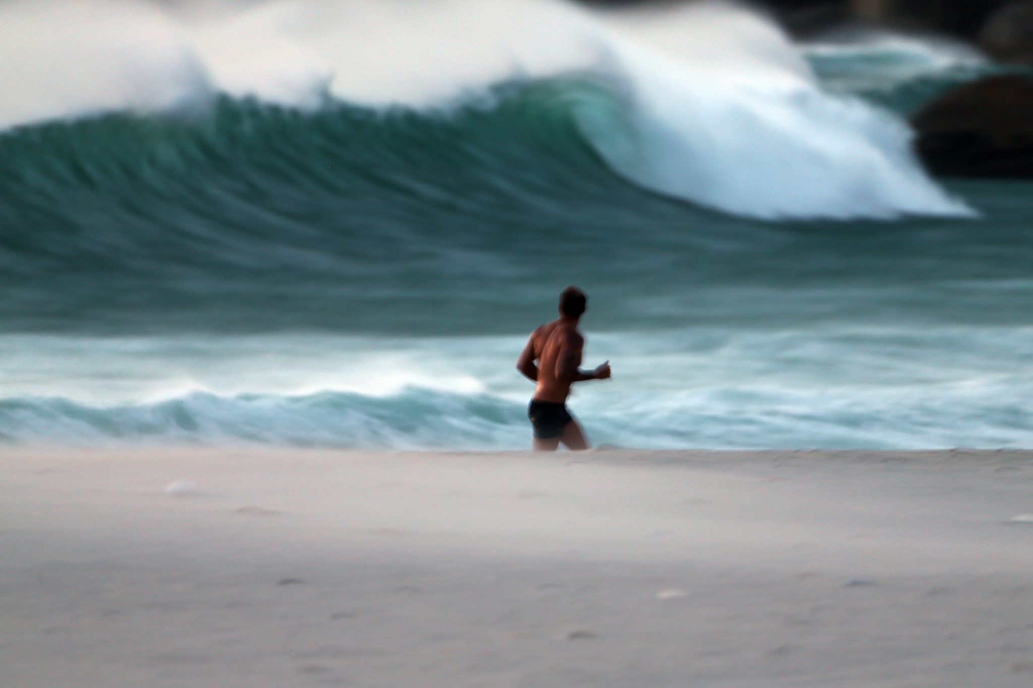Wave Watcher seascape photograph - The Cornish Surfer