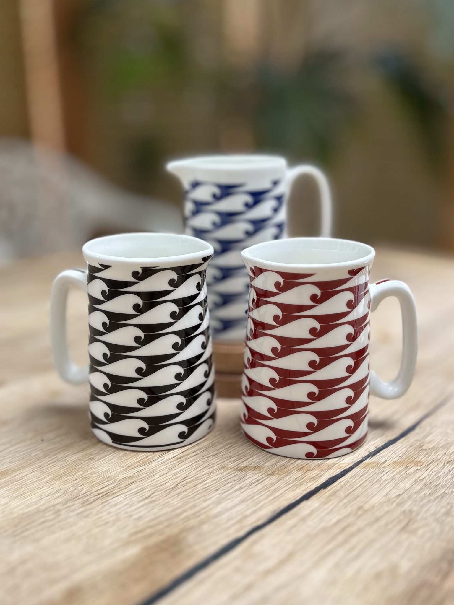 Fine Bone China Milk Jug - The Cornish Surfer